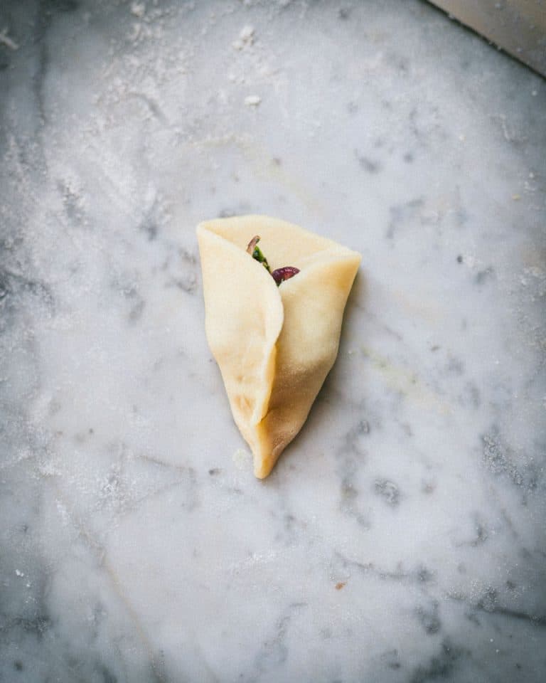 Moajanat Sabanekh - Fagottini di spinaci • The Bluebird Kitchen