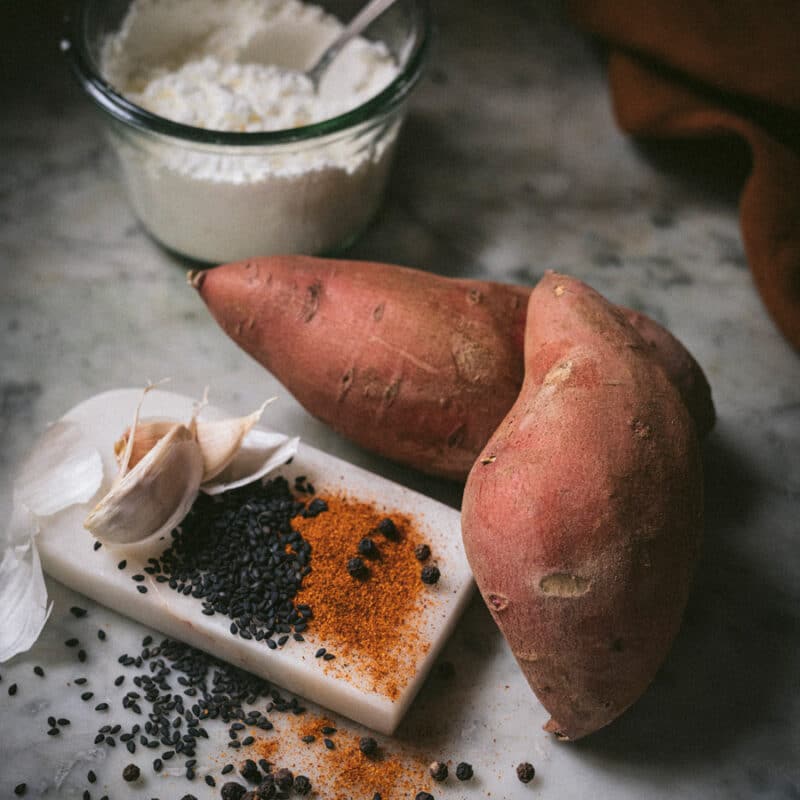 Patate dolci al forno • The Bluebird Kitchen